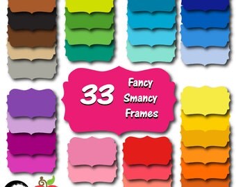 Fancy digital frames | Etsy