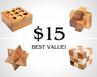 Wooden puzzles | Etsy