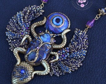 Polymer clay jewelry | Etsy