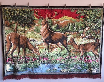 Deer tapestry | Etsy