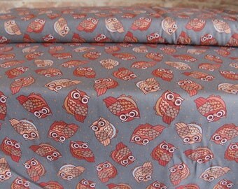 Owl fabric | Etsy
