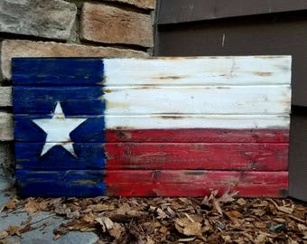 Wooden texas flag | Etsy
