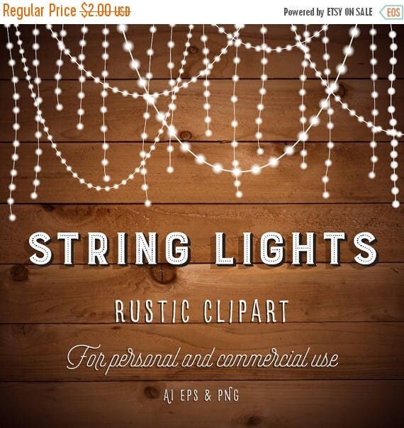 String Lights Clipart Fairy Lights Clipart Party Lights