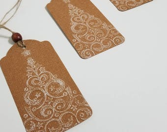 Burlap gift tags | Etsy