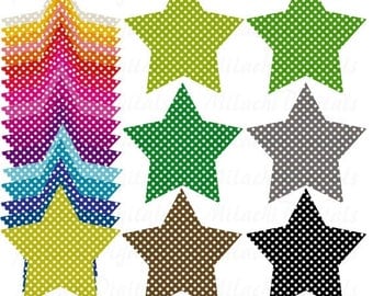 Outer Space Clip Art Hand Drawn clipart Stars digital