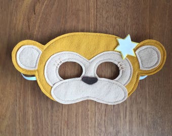 Monkey mask | Etsy