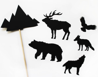 Shadow puppet | Etsy