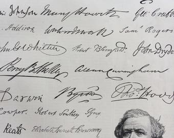 Antique autograph | Etsy