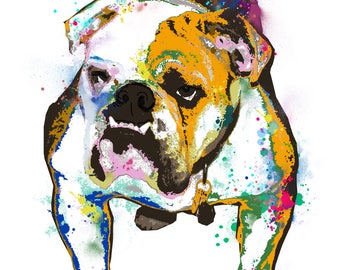 Pop art pet portrait | Etsy