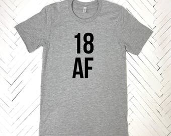 18th birthday shirt | Etsy