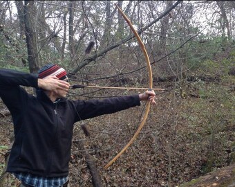 Functional Longbow Made of PVC Pipe hunting bow with Deluxe