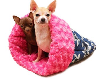 Dog burrow bed | Etsy