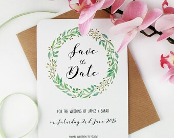 Rustic save the date | Etsy