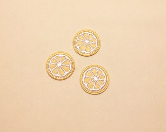 Embroidered lemon | Etsy