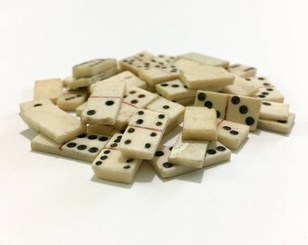 Bone dominoes | Etsy
