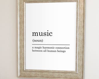 Music quotes | Etsy