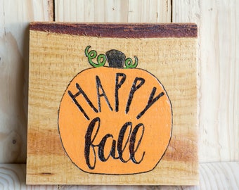 Happy fall sign | Etsy