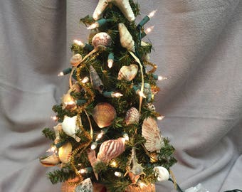 Shell christmas tree | Etsy