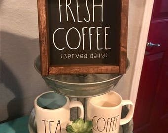 Fresh coffee sign | Etsy