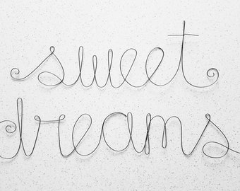 HAPPY Wire Word Wall Hanging Art