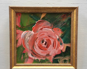 Rose painting | Etsy