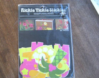 Rickie Tickie Stickies flower power stickers set of 6