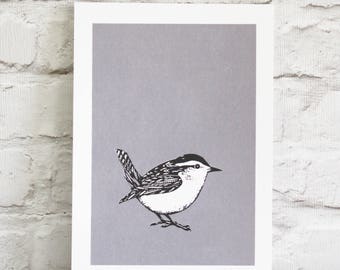 Wren print | Etsy