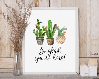 Glad you're here | Etsy