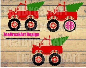 Monster truck cricut | Etsy