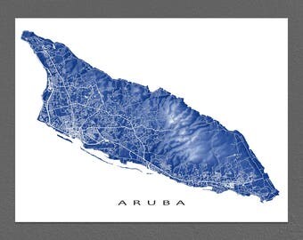 Aruba wall art | Etsy