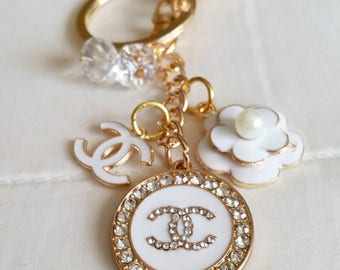 Chanel keychain | Etsy