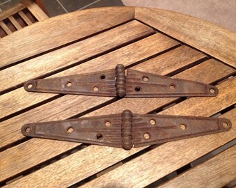 Antique strap hinges | Etsy