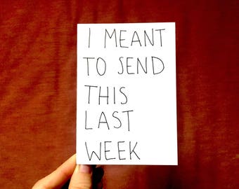 Belated thank you | Etsy