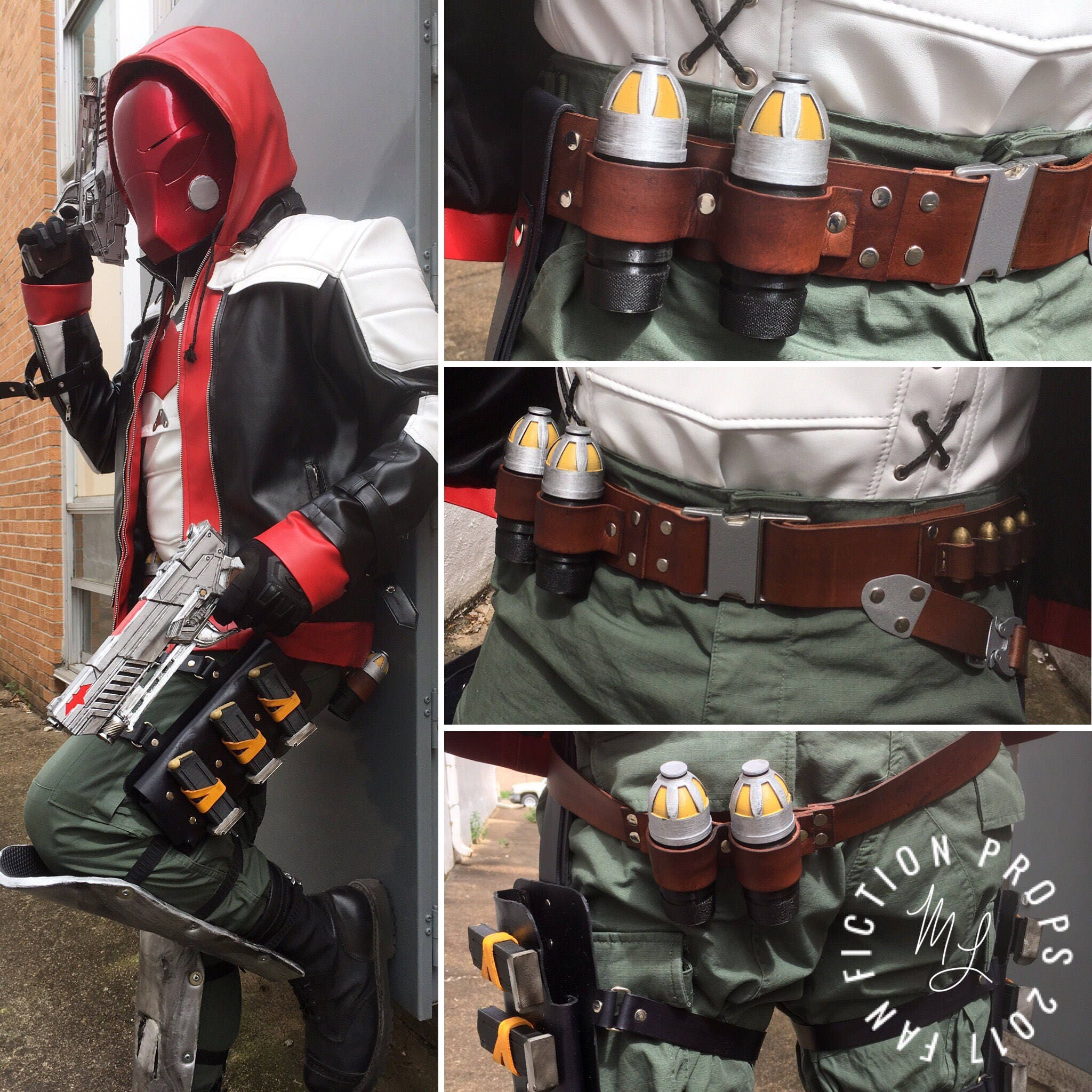 Red Hood Belt and Gun Holster