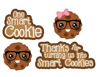 Smart cookie svg | Etsy