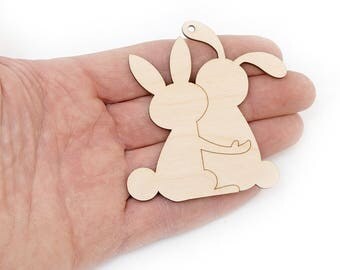 Laser cut rabbit | Etsy