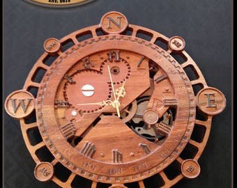 Unique wall clock | Etsy