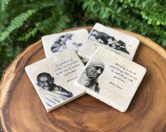 Quote coasters | Etsy