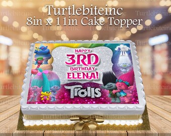 Trolls cake toppers | Etsy