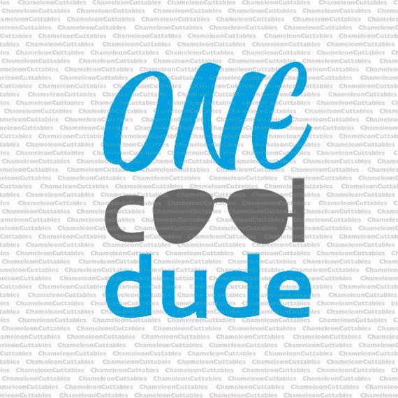 one cool dude SVG, eps, png, jpeg, dxf, vector, cut file, digital ...