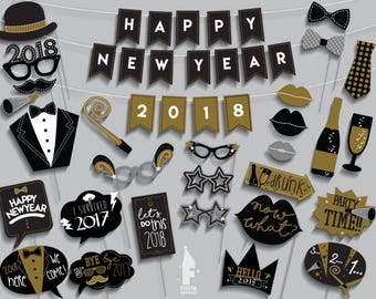 New year photo booth | Etsy