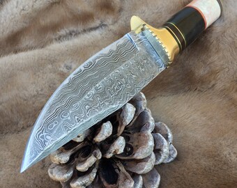 Damascus knives | Etsy