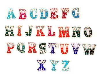 Reflective letters | Etsy