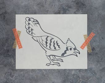 Bluebird stencil | Etsy