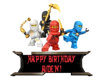 Ninjago cake topper | Etsy