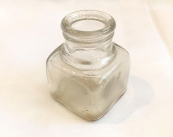 Glass ink bottle | Etsy