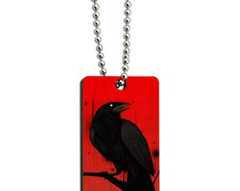 Crow keychain | Etsy