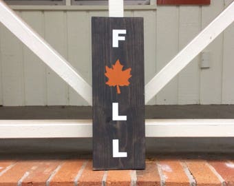Fall wood sign | Etsy
