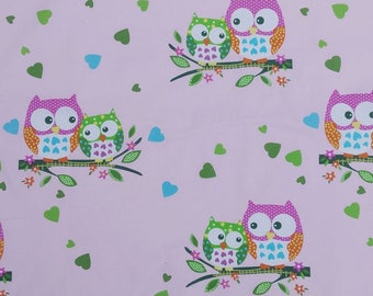 Owl fabric | Etsy