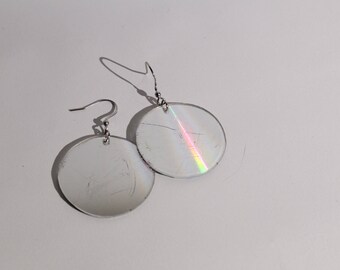 Cd earrings | Etsy
